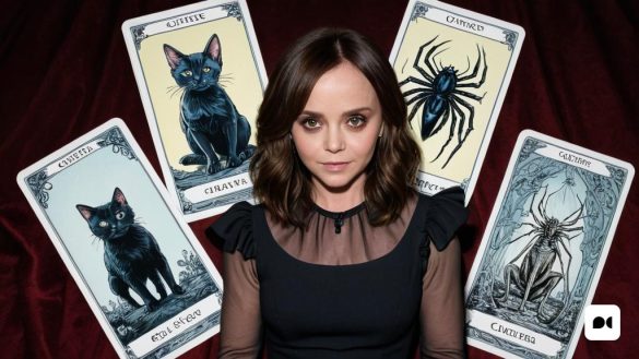 Christina Ricci Introduces Her Own 'Cat Full of Spiders' Tarot Deck ...